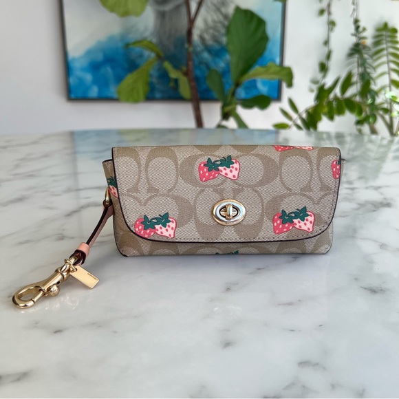 Coach | Accessories | Coach Sunglass Case In Signature Canvas With ...